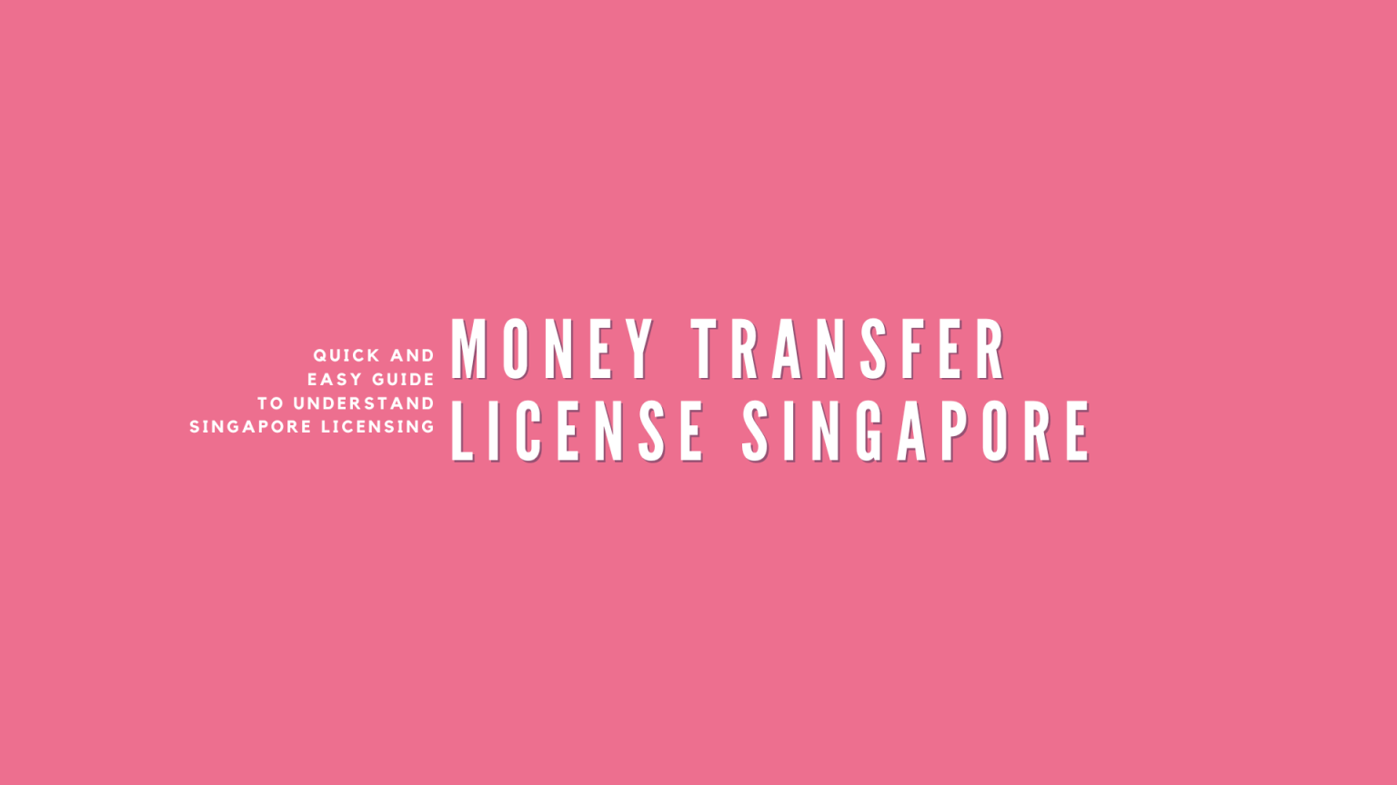 Money Transfer License Singapore - Faisal Khan